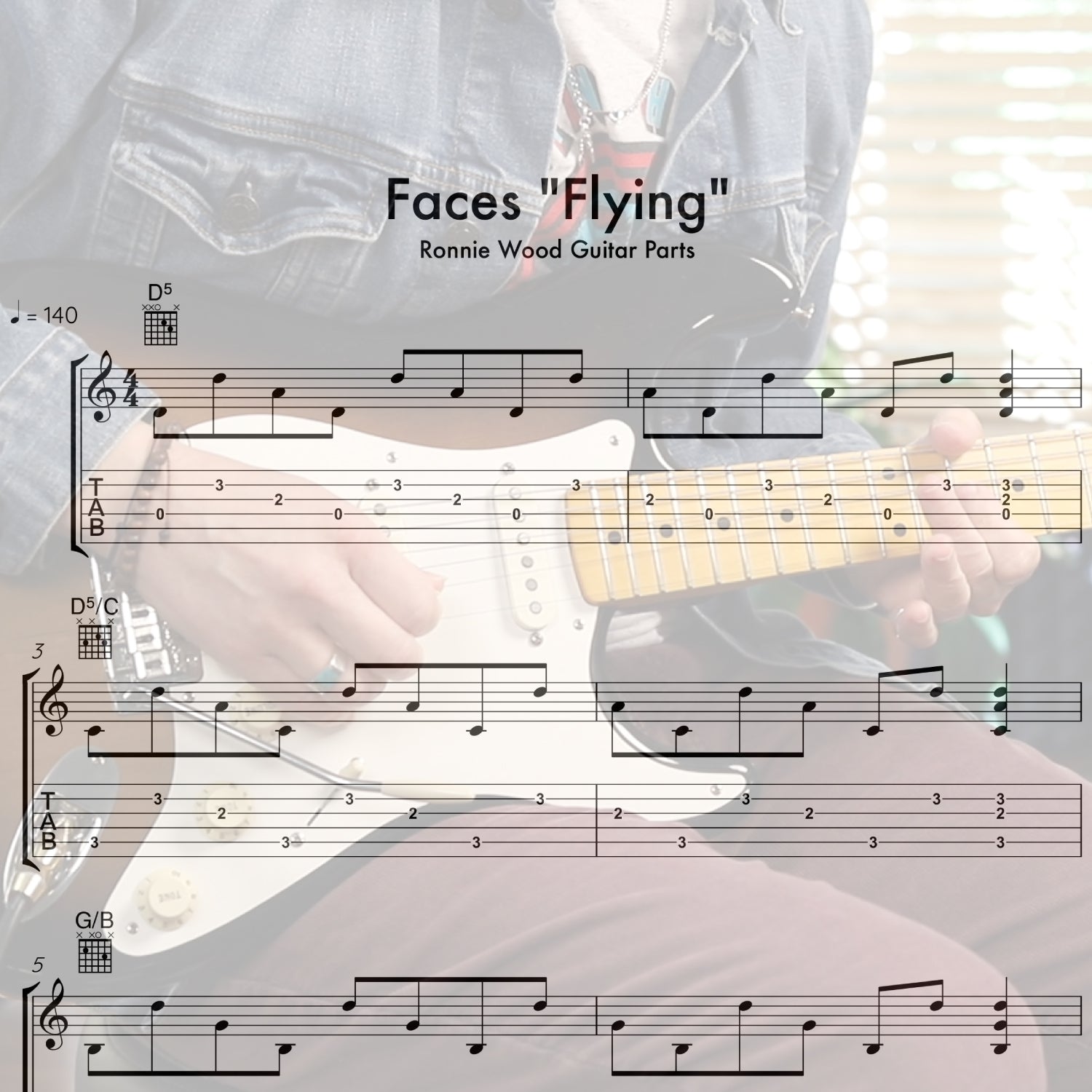 Faces "Flying" - Eric Haugen Guitar