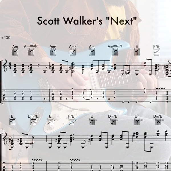 Scott Walker's "Next" - Eric Haugen Guitar